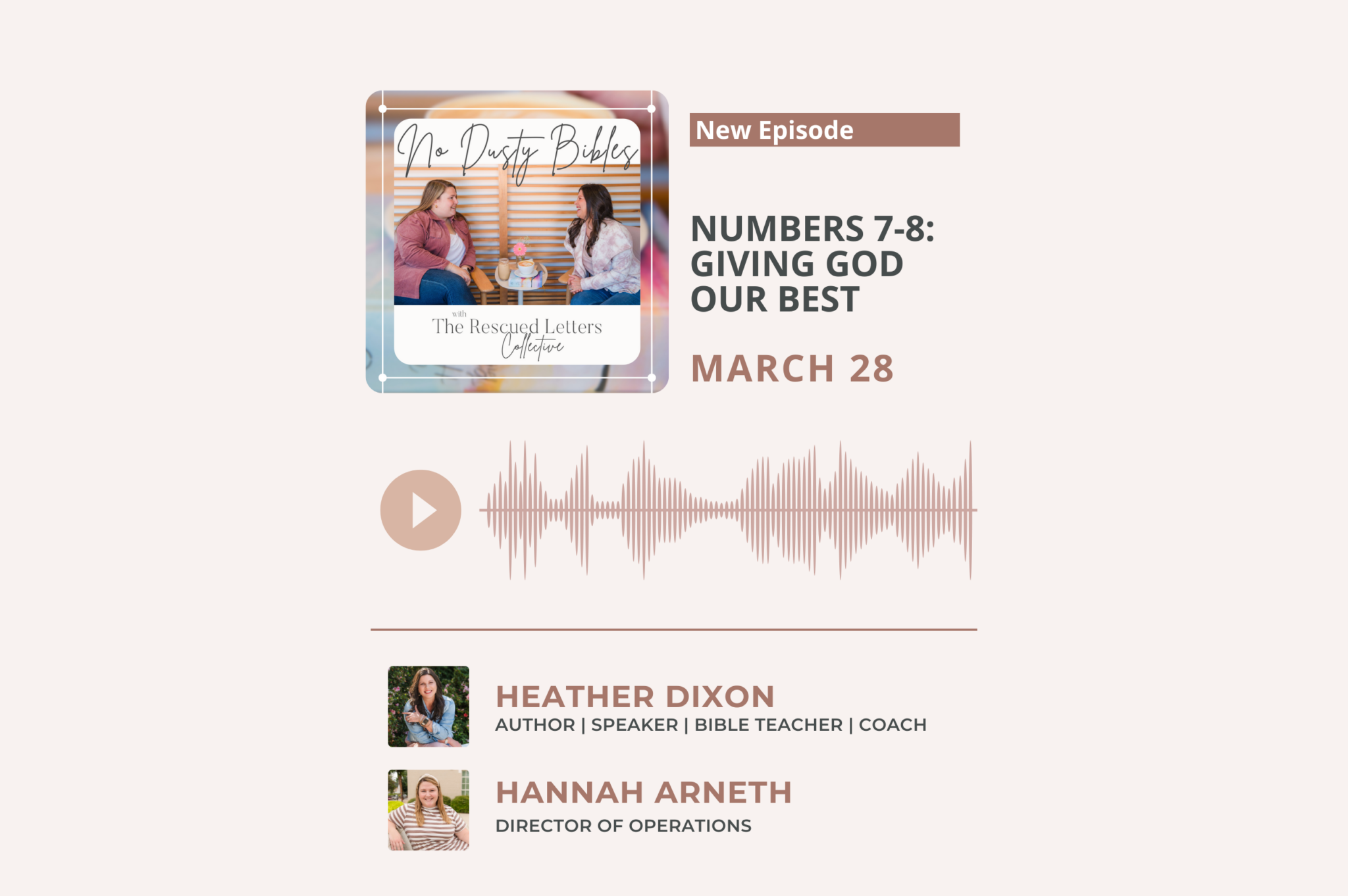 Numbers 7-8: Giving God Our Best: A Heart of Dedication