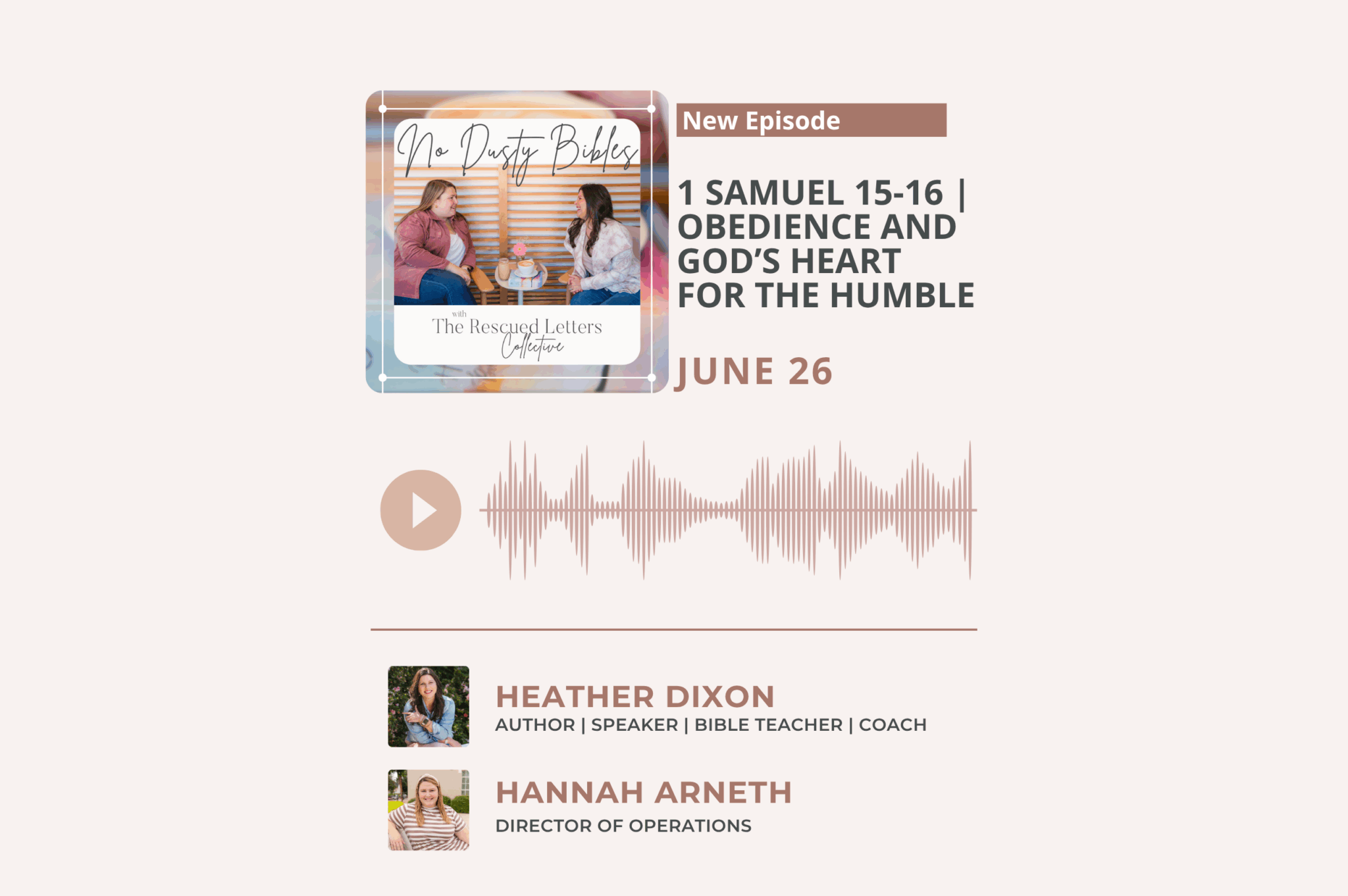 1 Samuel 15–16 | Obedience and God’s Heart for the Humble